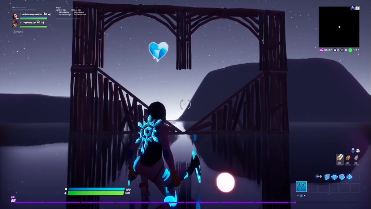 How to make a heart in fortnite (very easy) - YouTube