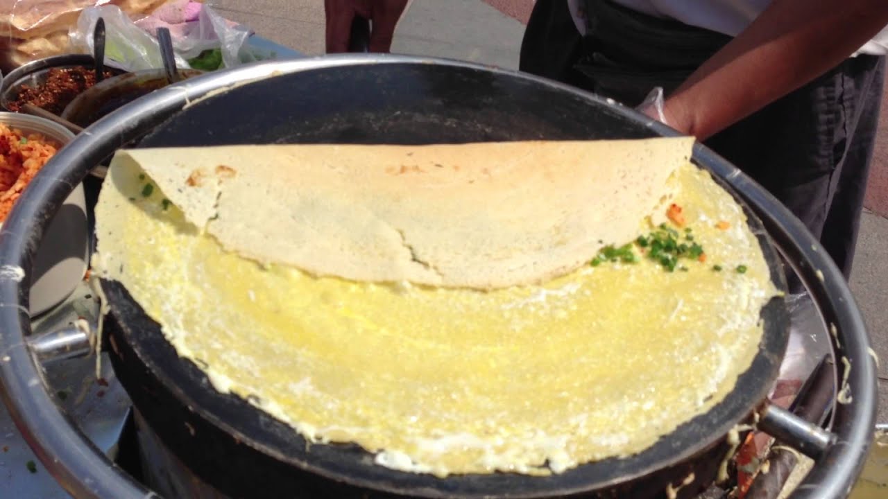 Jianbing in Shenzhen, SHANDONG-STYLE, #2 - YouTube