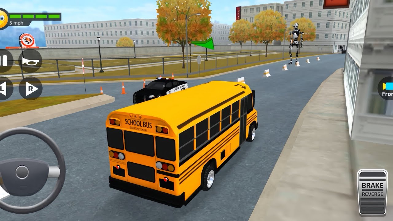 School Bus Driving Car Simulator 3D- Car Racing Game 3D- Android ...