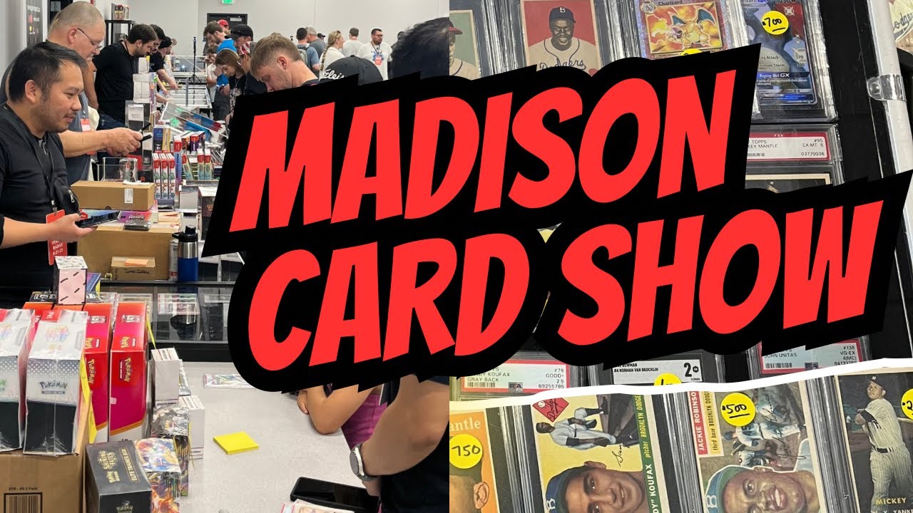 Madison Card Show Debut at the Alliant Energy Center - YouTube