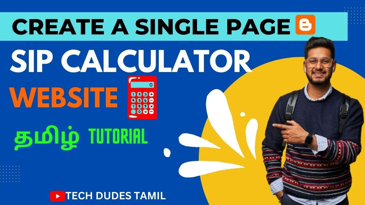 🔴How to Make a Single Page Sip Calculator in Blogger in Less Than 5 ...