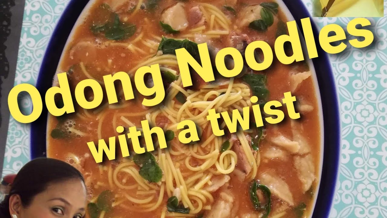 How to Cook Odong Noodles ( Filipino dish ) - YouTube