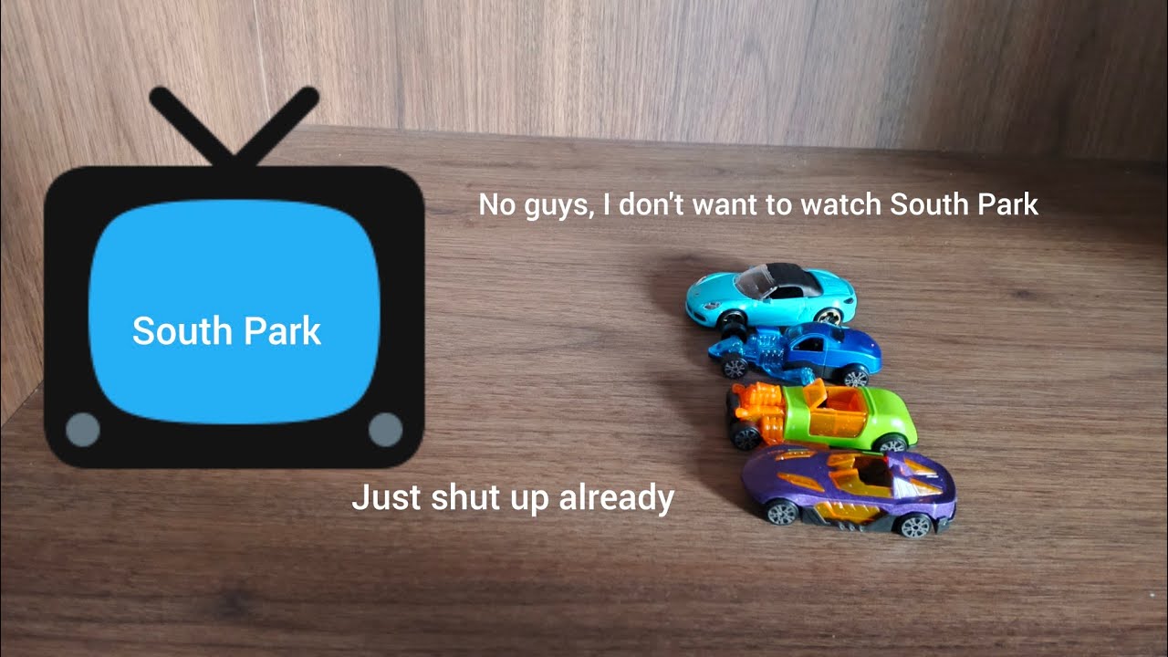 Gang cars 2 force Porsche to watch South Park/Grounded - YouTube