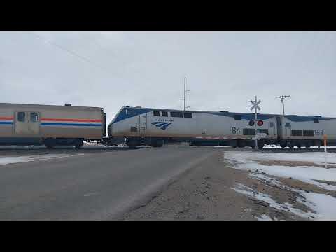 2 9 2023 Amtrak California Zephyr 5 West Bound Arrives at FMG plus Bonus footage! - YouTube