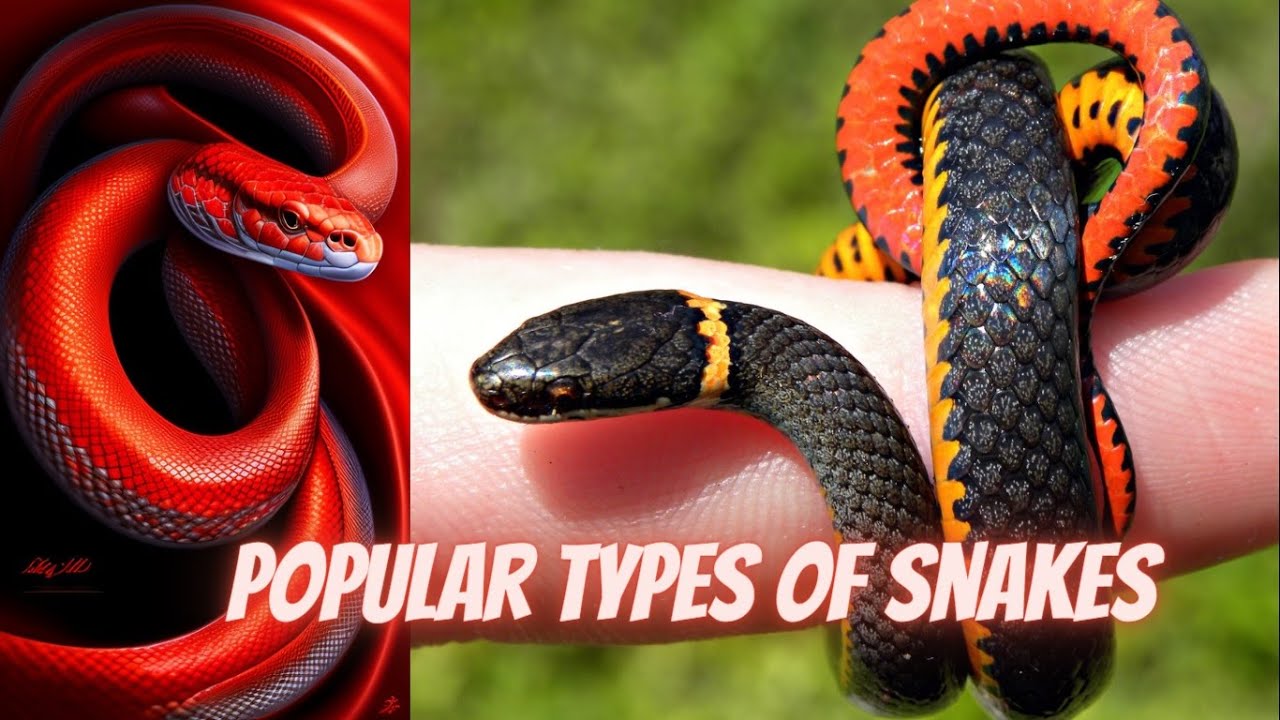 Most Popular Types of Snakes & Their Short Introduction | HD | Python - YouTube