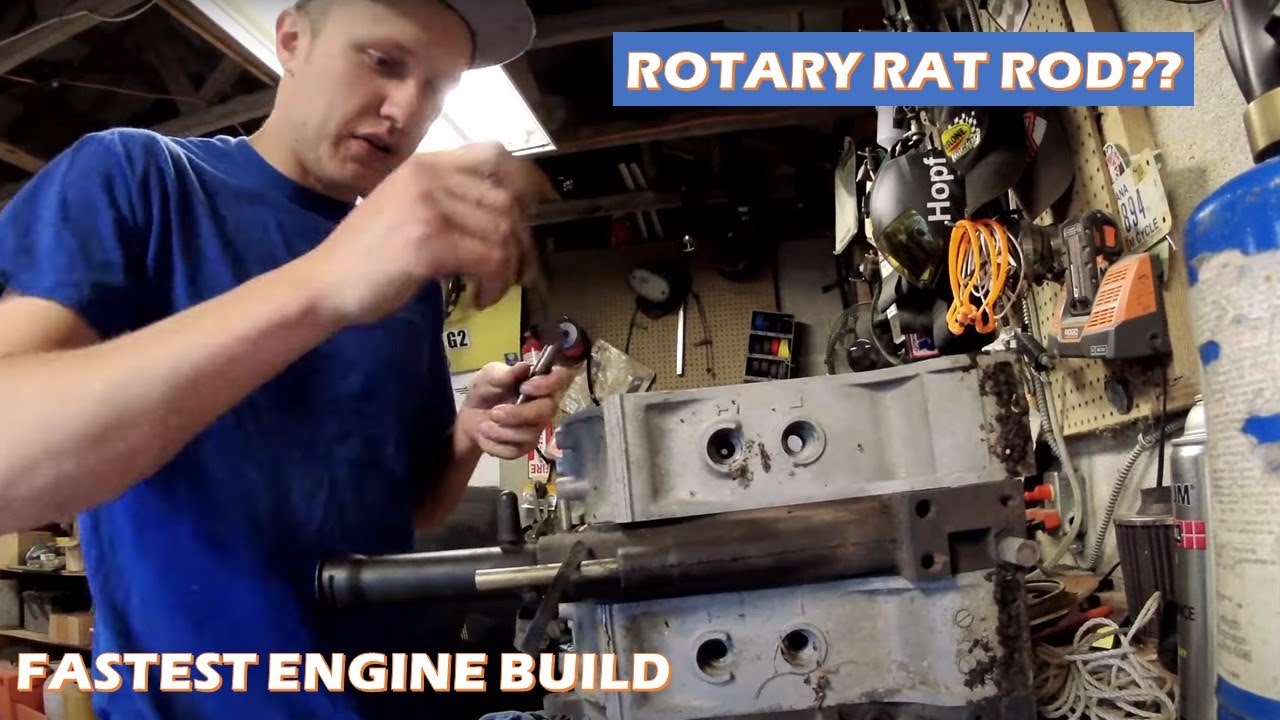 Building a 13b Mock up Rotary Engine - Exploring Mounting Options - YouTube
