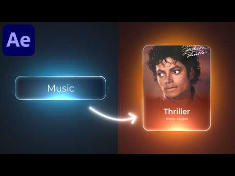 Shape Morphing UI Animation in After Effects (No Plugins) | Smooth UI Animation Tutorial