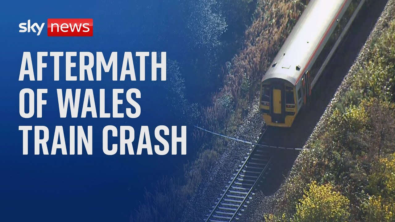 Aftermath of Wales train crash that killed one person and left 15 in ...