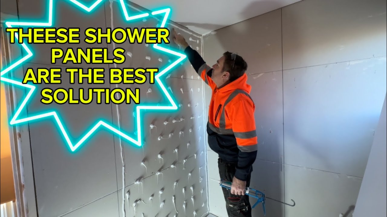 How to Install Shower Wall Panels - YouTube
