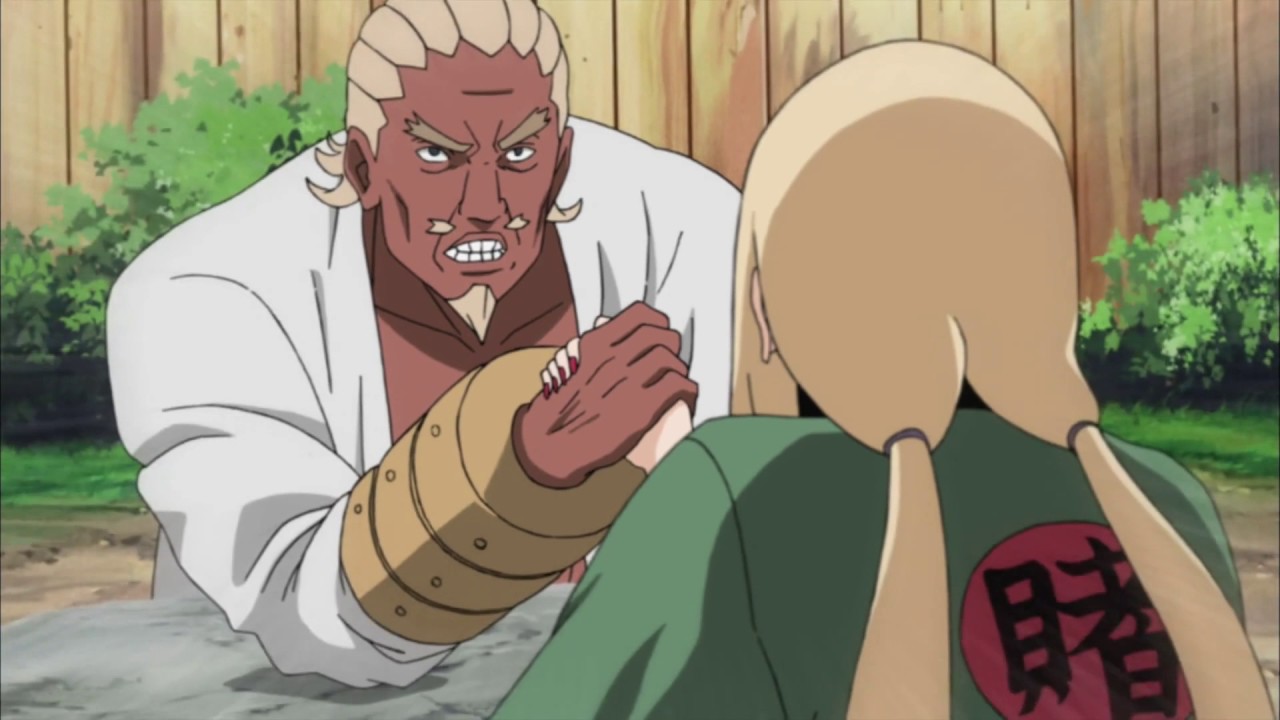 Tsunade vs. Raikage Arm Wrestling [1080p] [English Subbed] - YouTube