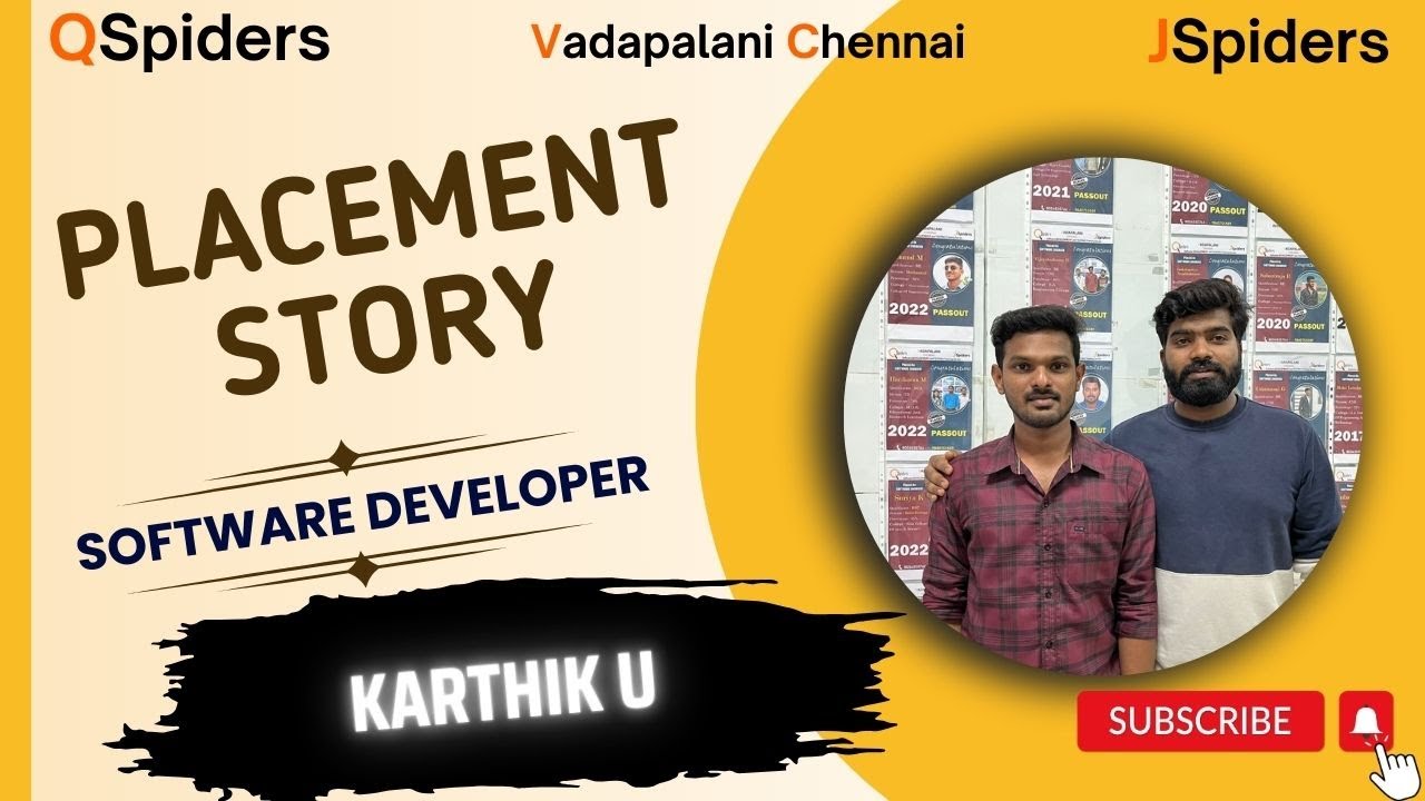 Success story of Mr.Karthik U as a software Engineer. - YouTube