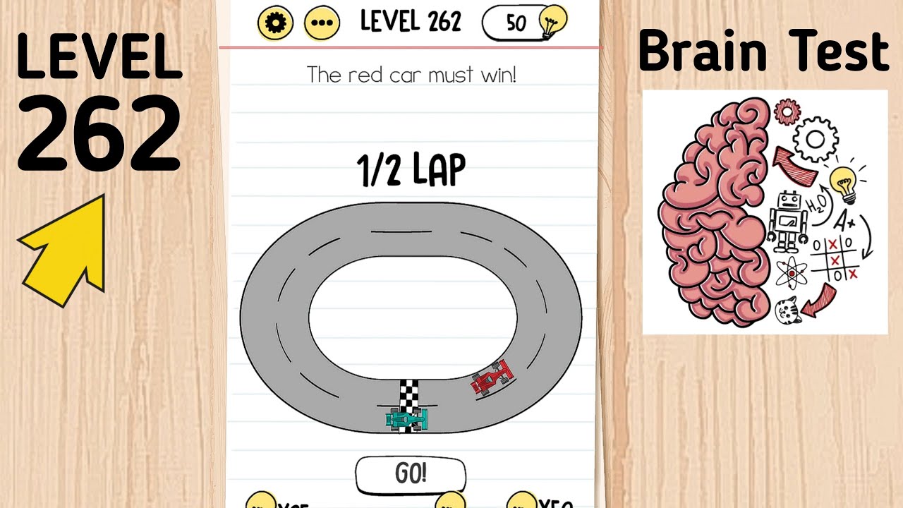 Brain Test Level 262 The Red Car Must Win! - YouTube