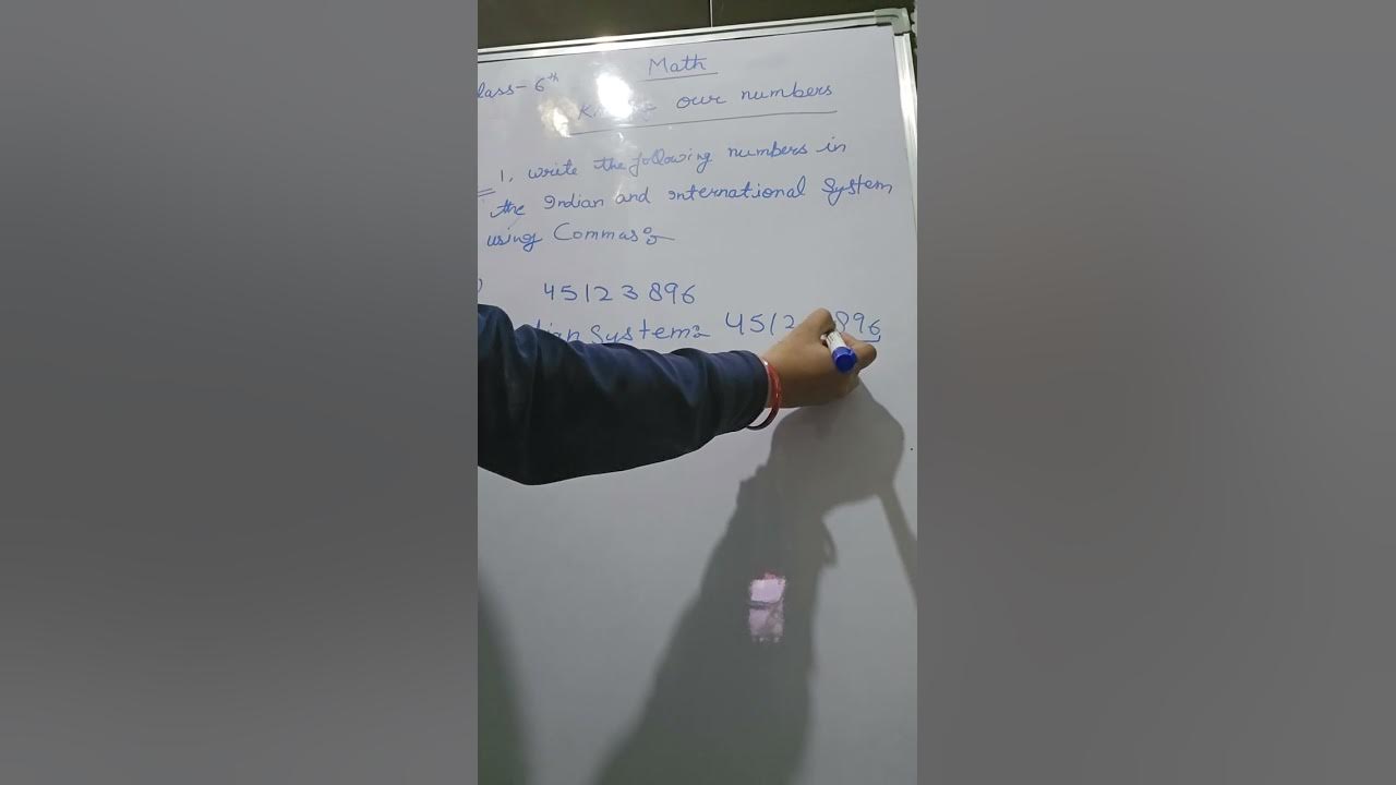 #Indian number system and International number system, class 6th Mathematica - YouTube