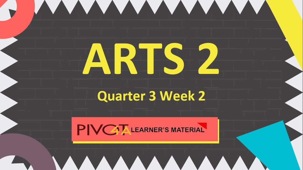 ARTS 2 Q3 W2 (RITMO NG DISENYO) - YouTube