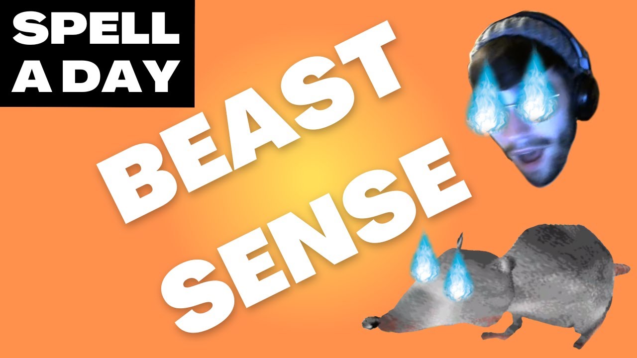 BEAST SENSE - Spell A Day D&D 5E - YouTube
