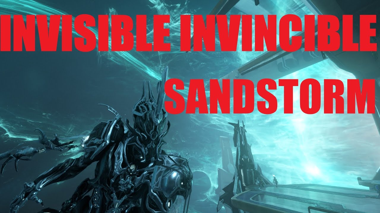 [Warframe] Invisible/invincible Inaros Sandstorm build - YouTube