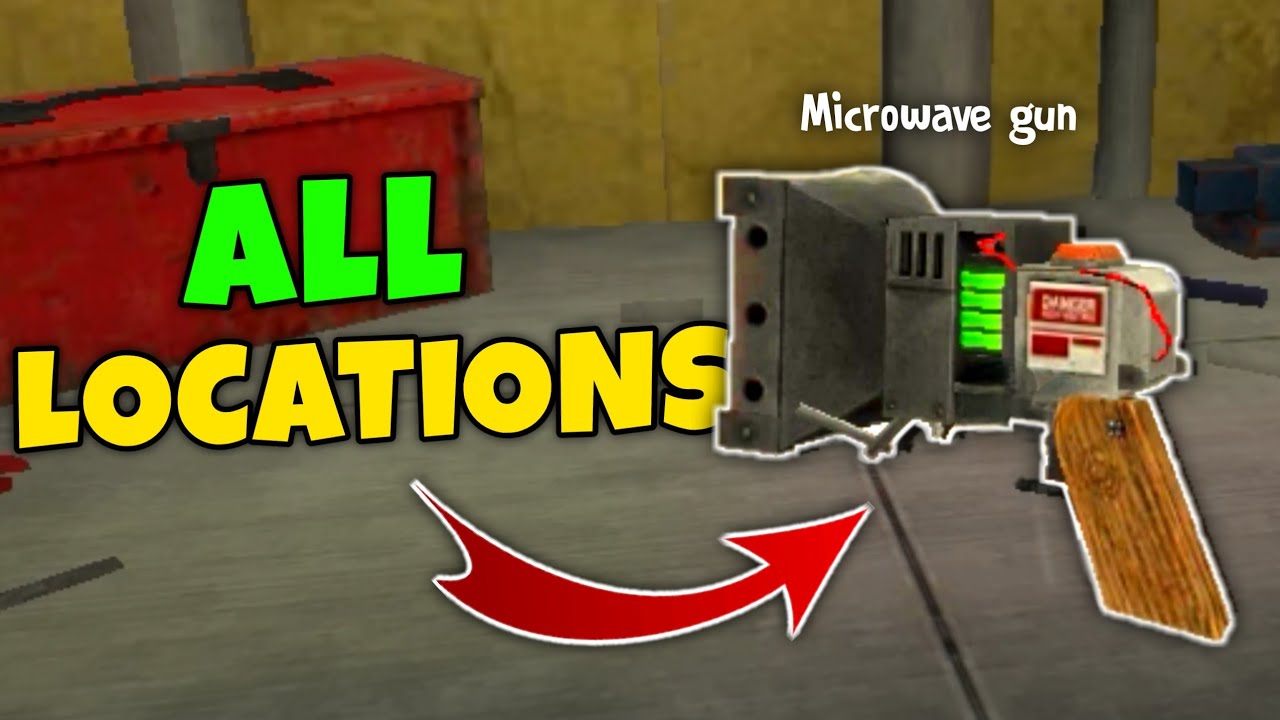 Ice Scream 8: Microwave Gun locations and usage | Hi Gamer - YouTube