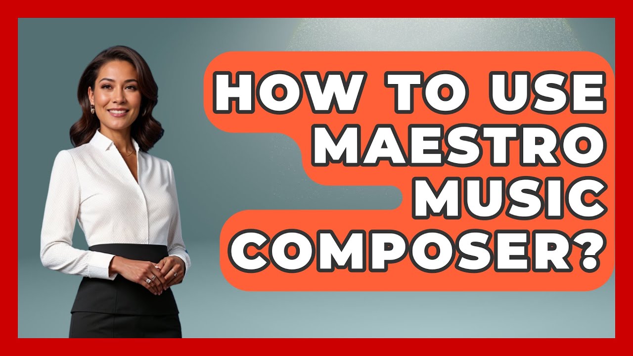 How To Use Maestro Music Composer? - Classical Serenade - YouTube