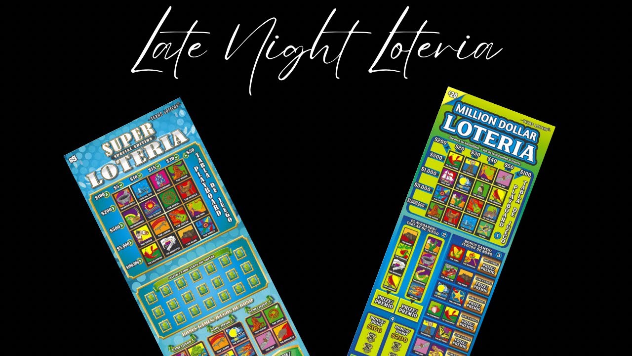 LATE NIGHT WITH SUPER LOTERIA AND MILLION DOLLAR LOTERIA TEXAS LOTTERY ...