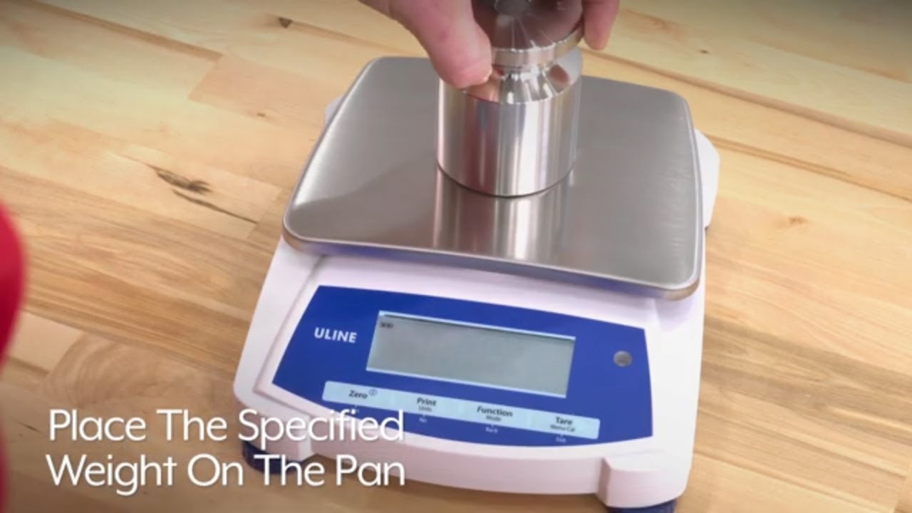 How to Calibrate Uline Balance Scales - YouTube