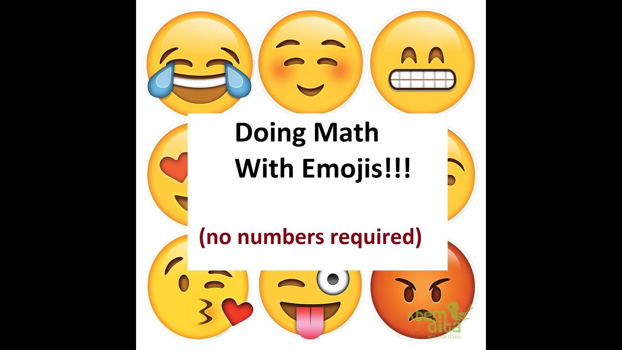 Math Using Emojis (No Numbers Required) - YouTube