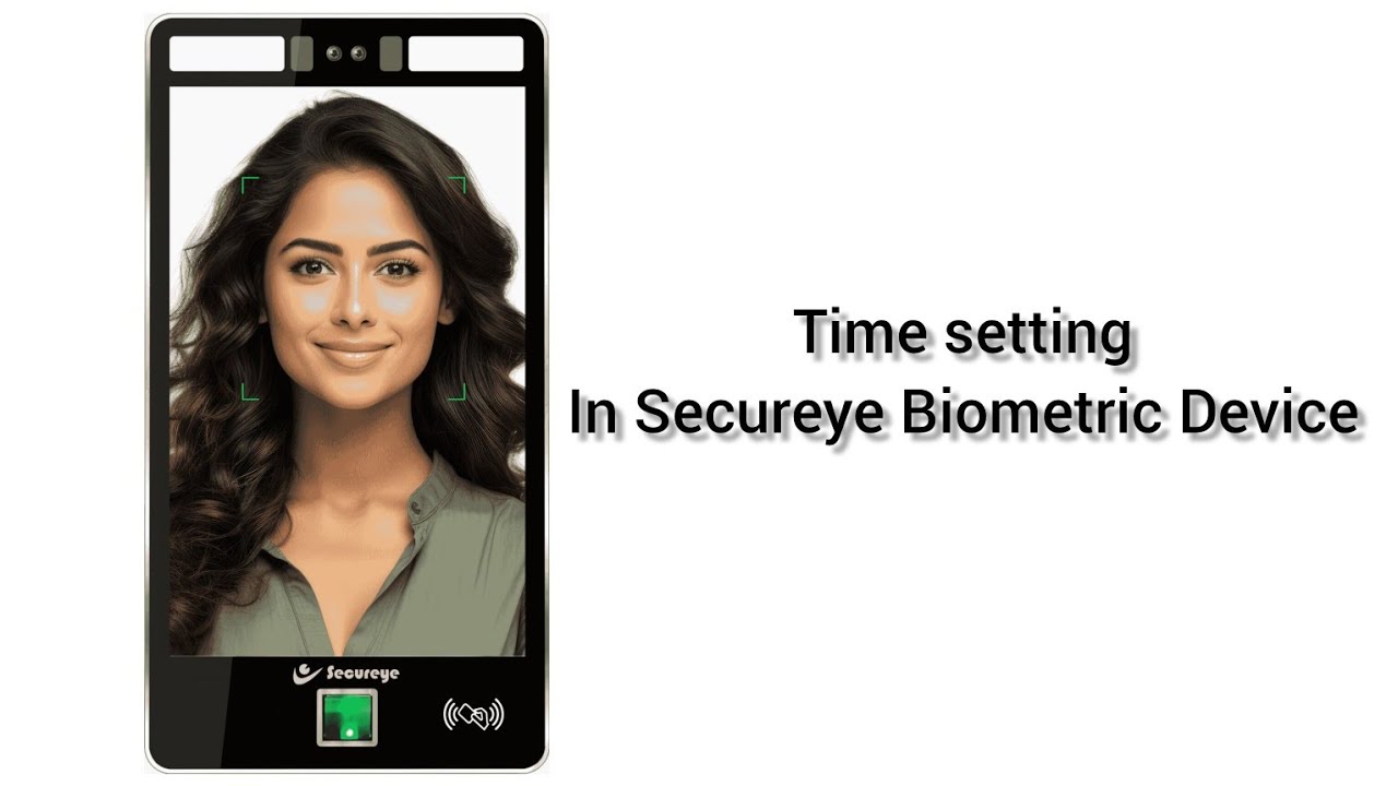 Secureye Biometric Time Setting - YouTube