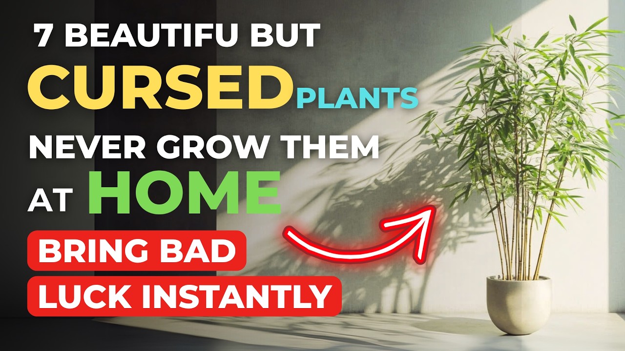 No Matter How Beautiful, Never Grow These 7 Bad Luck Plants at Home ...