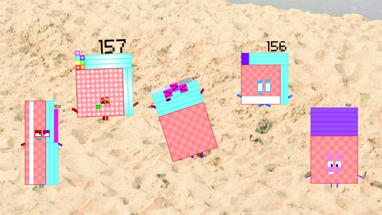 Numberblocks Band Retro 141 to 160 Each Sound - YouTube