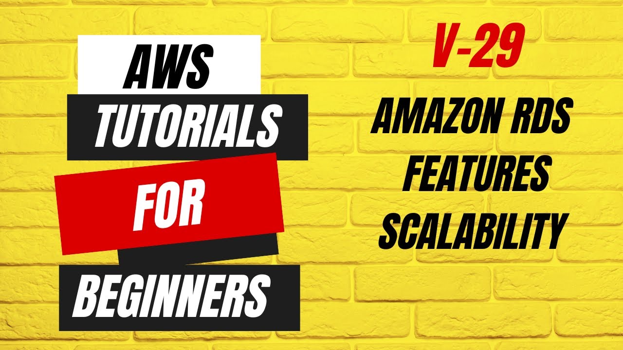 AWS tutorials for beginners | Amazon RDS Scalability - V29 - YouTube