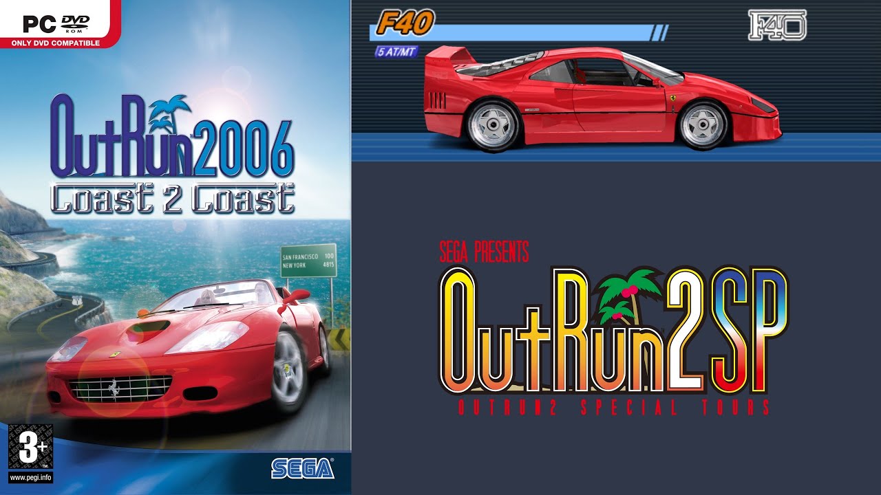 OutRun 2006 Coast 2 Coast (PC) - OutRun 2 SP (15 Cont. Course ...