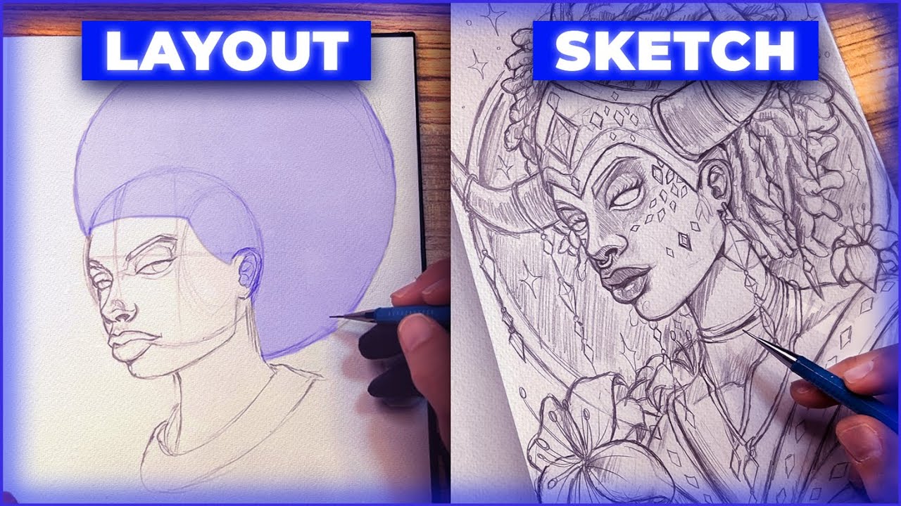 Drawing Zodiac Signs As Divine Entities - Taurus Sketching Phase ...