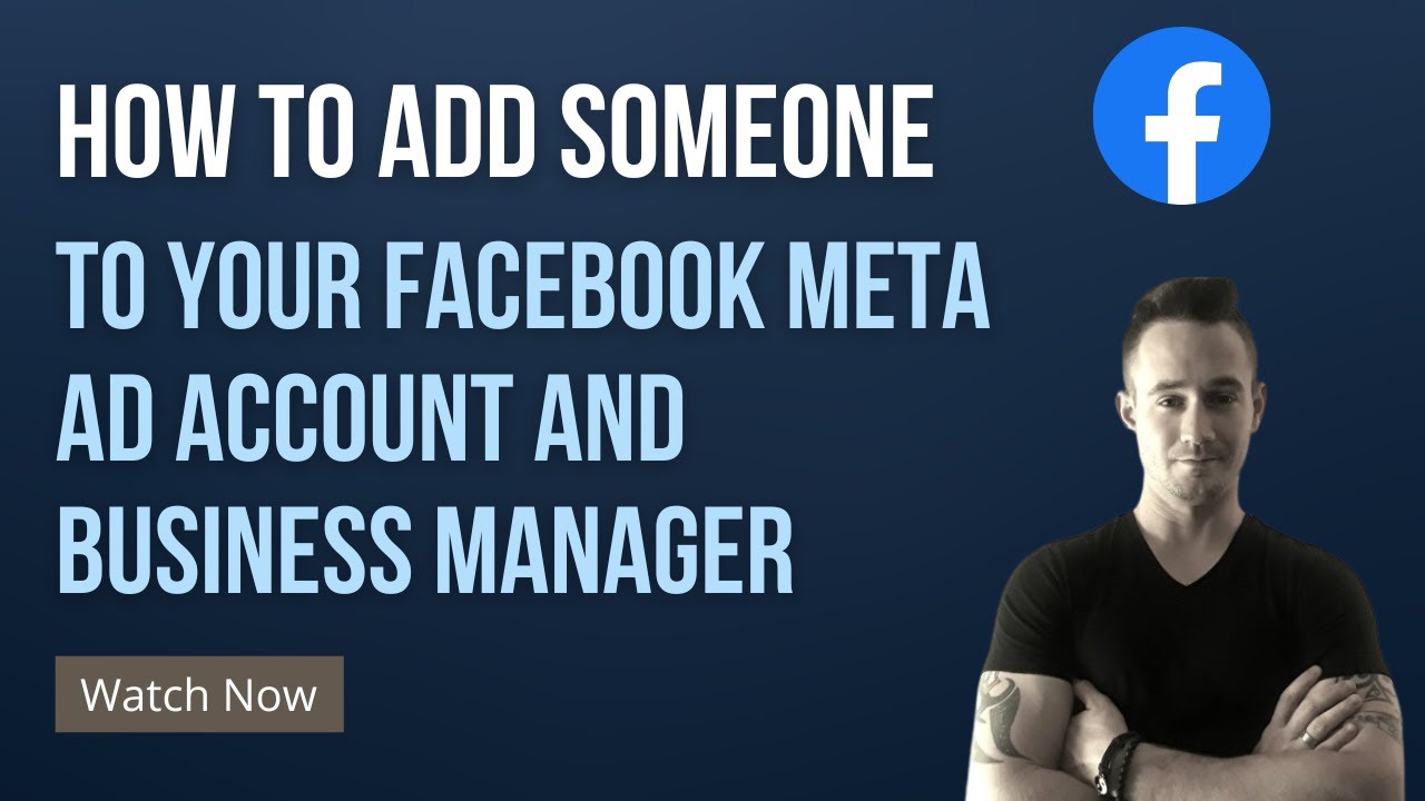 How To Add Someone To Your Facebook Meta Ad Account and Business ...
