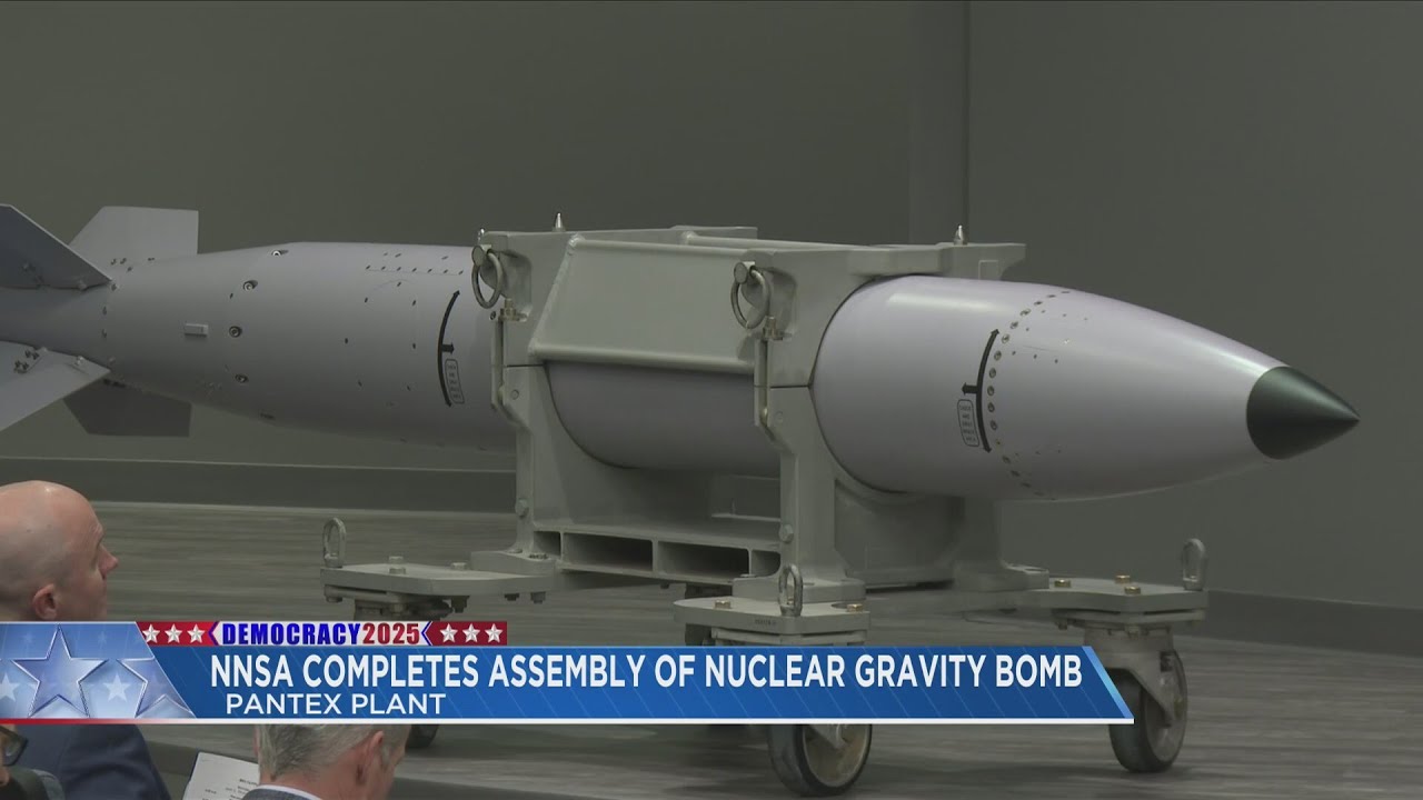 NNSA completes assembly of nuclear gravity bomb - YouTube