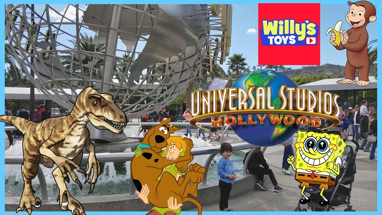 Universal Studios Hollywood Studio Tour Bus - SPONGEBOB Scooby-Doo ...