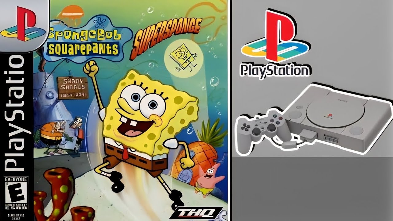 SpongeBob SquarePants - SuperSponge - Gameplay PS1 720P - YouTube