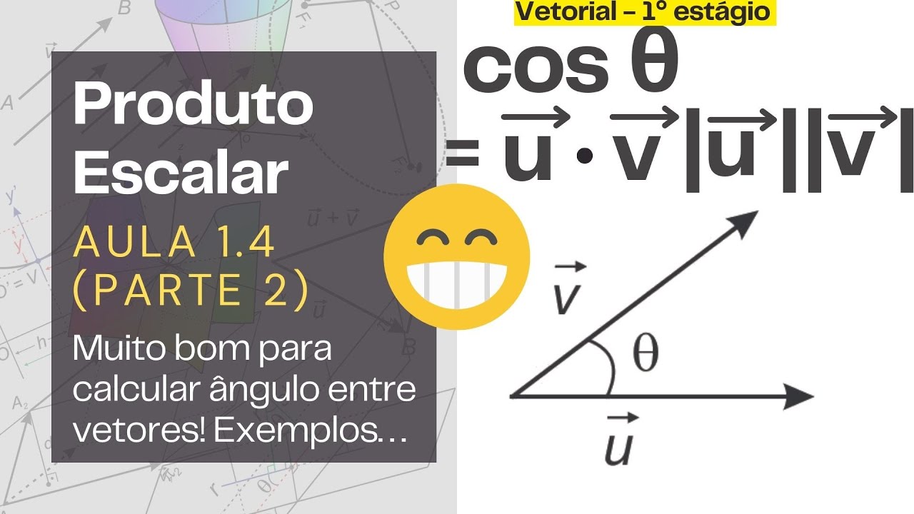 Aula 1.4 - Produto Escalar (parte 2) - YouTube