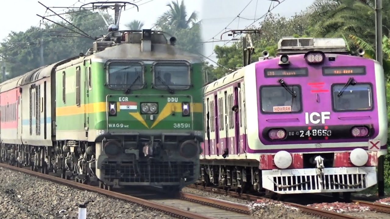 Dangerous Honking Wag9 Livery Agartala Kolkata Garib Rath Express+Pink ...