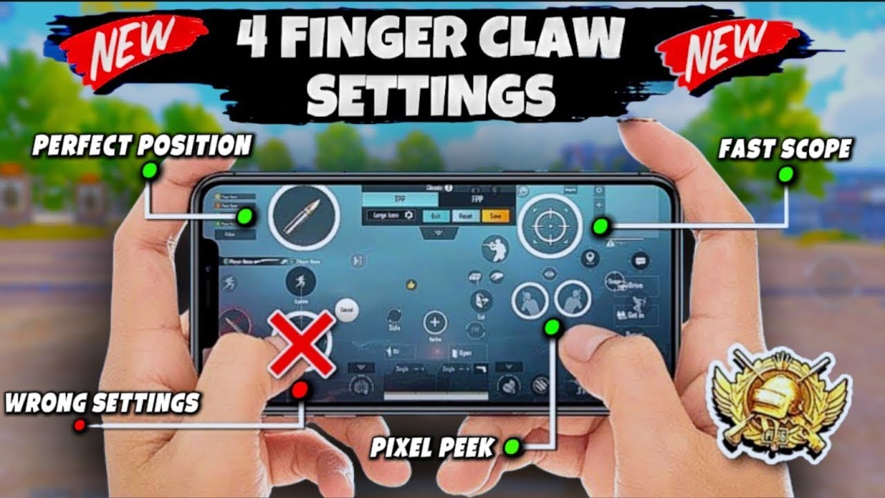 The Best 4 Finger Claw Control Setting | BGMI & PUBG MOBILE - YouTube