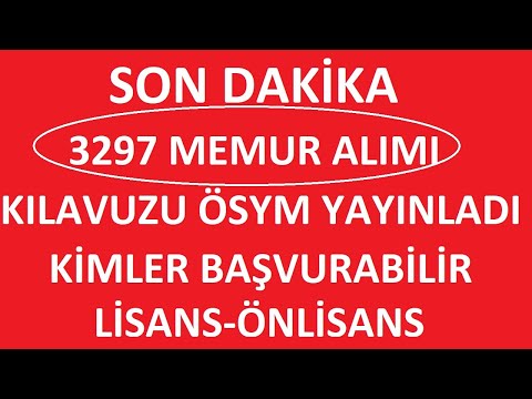 SON DAKİKA! Çevre ve Şehircilik Bakanlığı 3.297 Sözleşmeli Memur Alımı BAŞLADI