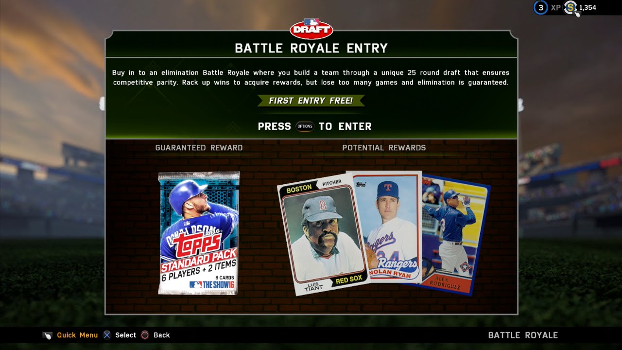 MLB The Show 16: Battle Royale - Draft & Game 1 - YouTube
