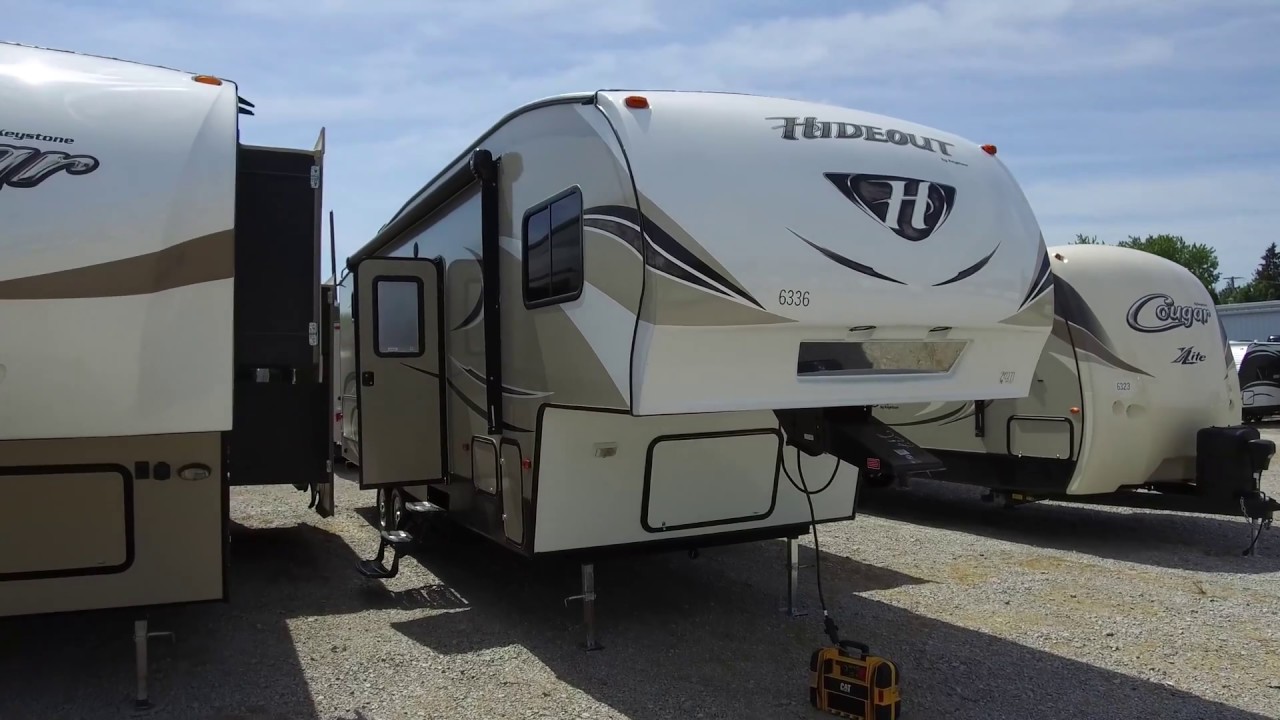 2018 Keystone Hideout 281BDS Fifth Wheel Video - YouTube