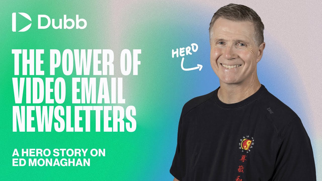 The Power of Video Email Newsletters: A Hero Story on Ed Monaghan - YouTube