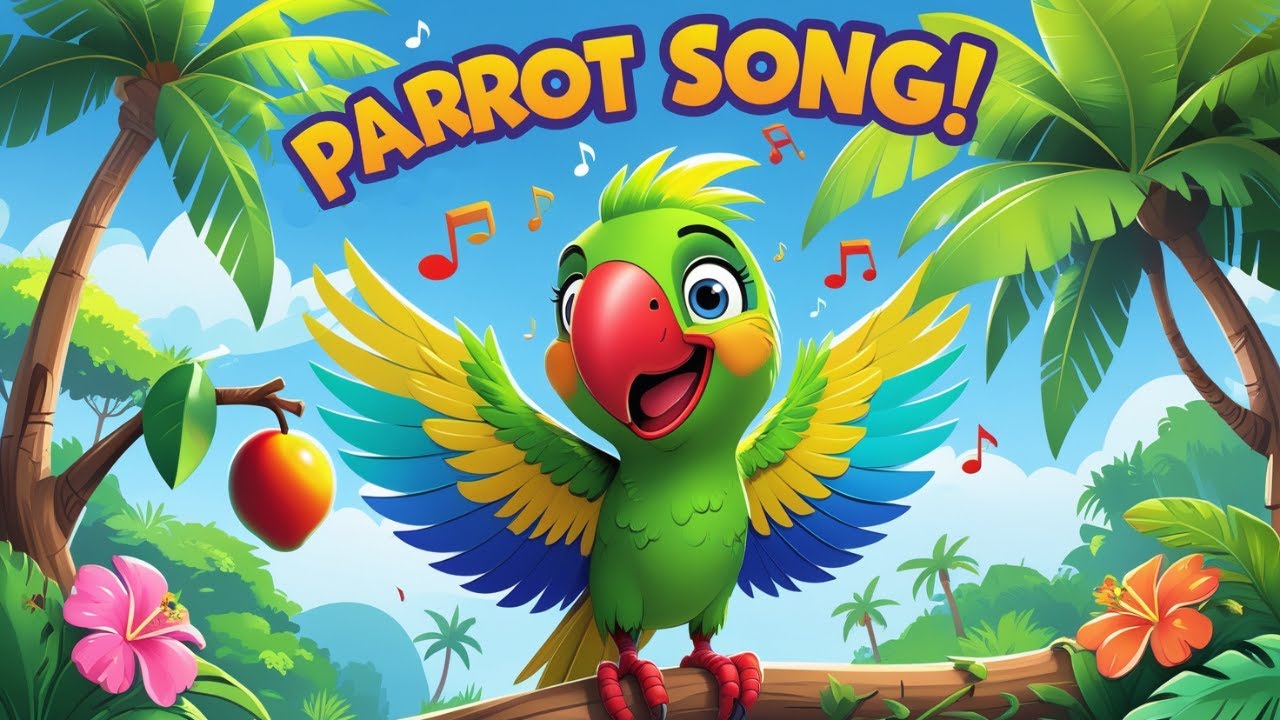 Parrot Song! | Kids & Baby Song @KidTuneTales_1 - YouTube