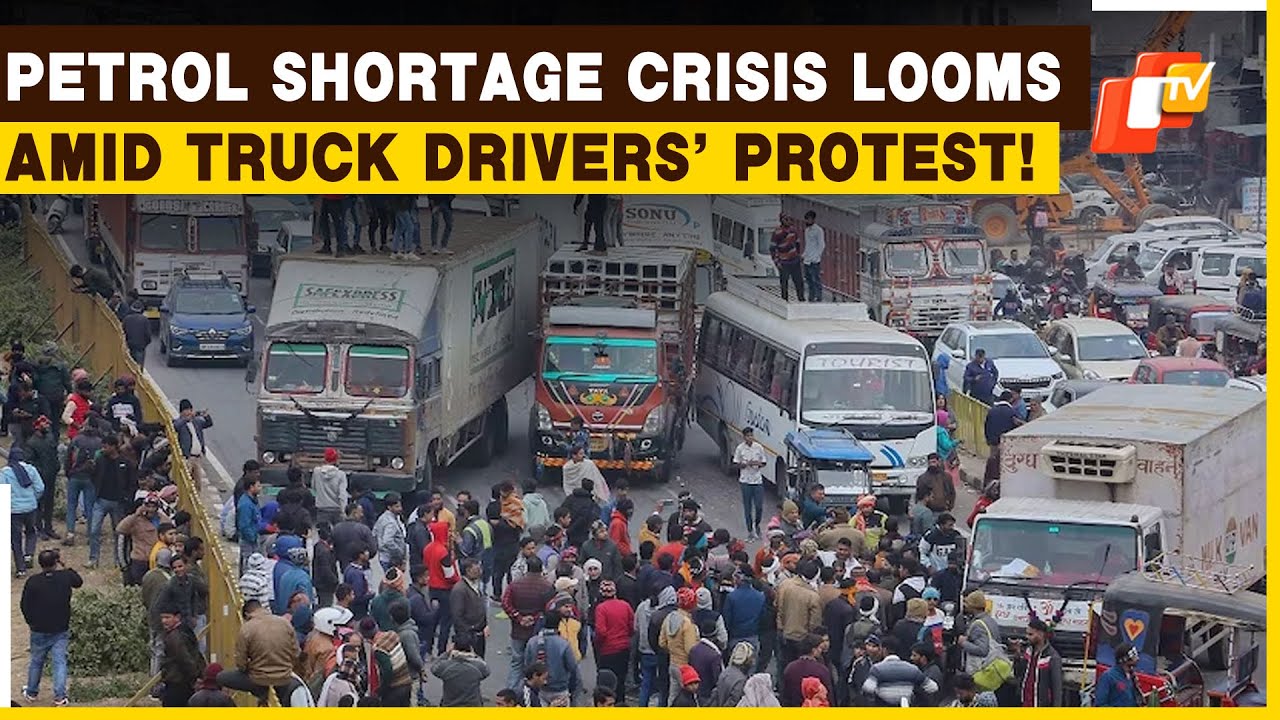Long Queues At Several Petrol Pumps As Truck Drivers Protest Against ...
