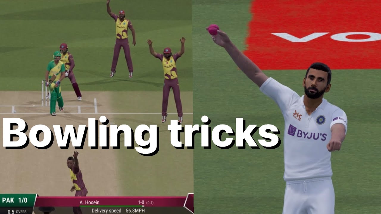cricket 22 bowling tricks | How to take wickets - YouTube