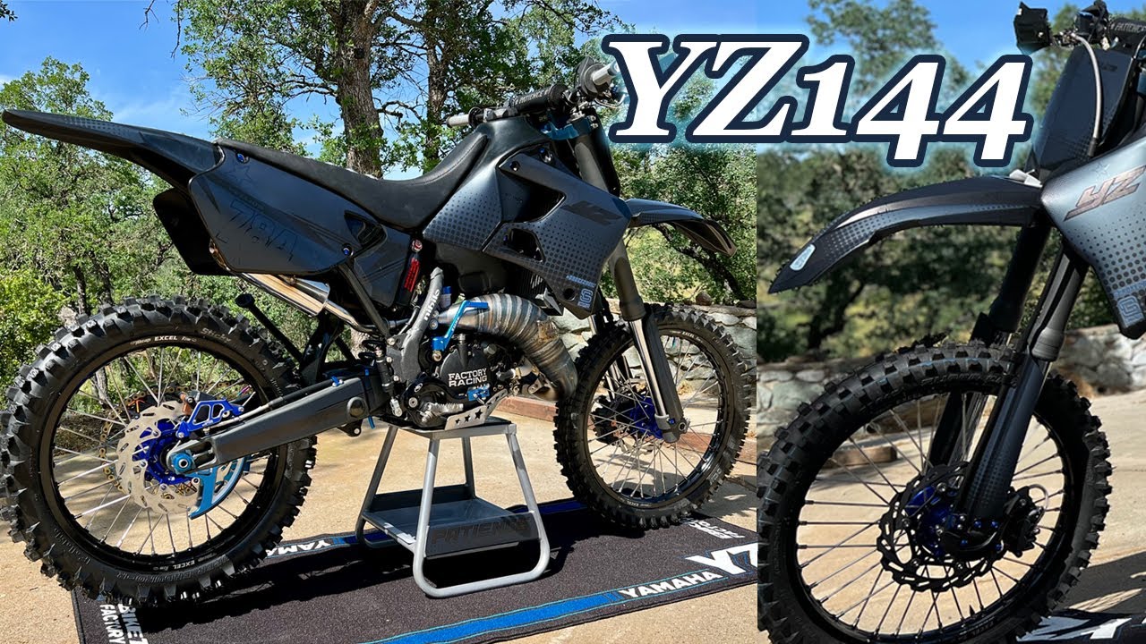 Broke 2 Built 2023 - 2000 Yamaha YZ144 After Video - YouTube