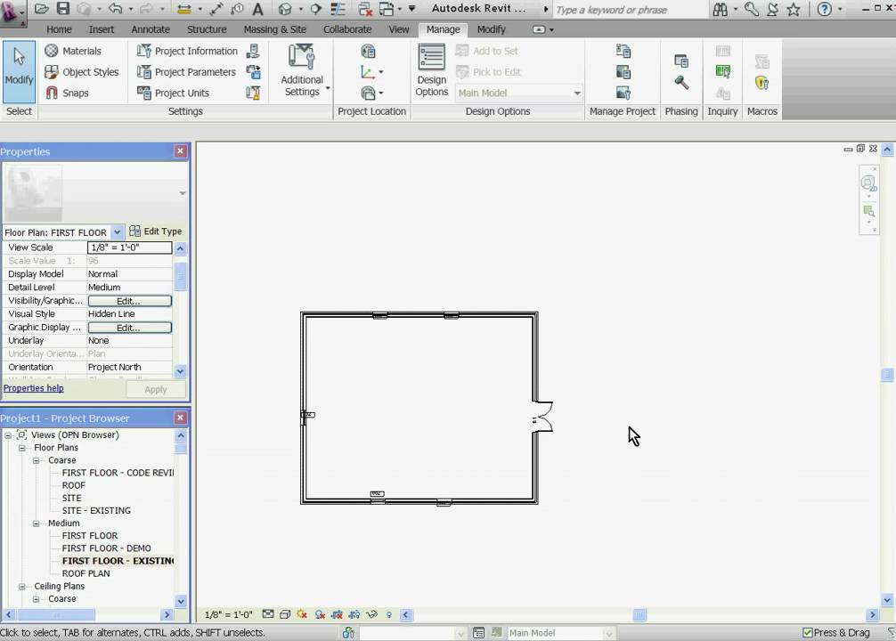 Easy Revit (2011) - 31 - Phasing - YouTube
