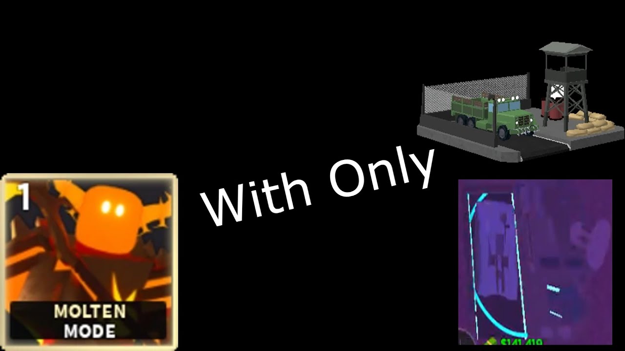 beating tds molten mode with only military base! - YouTube