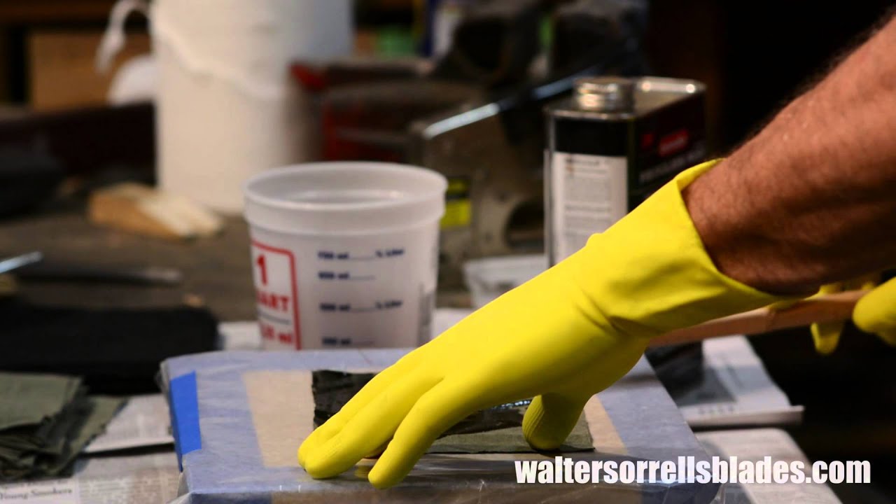 How to Make Micarta Knife Handle Material - YouTube