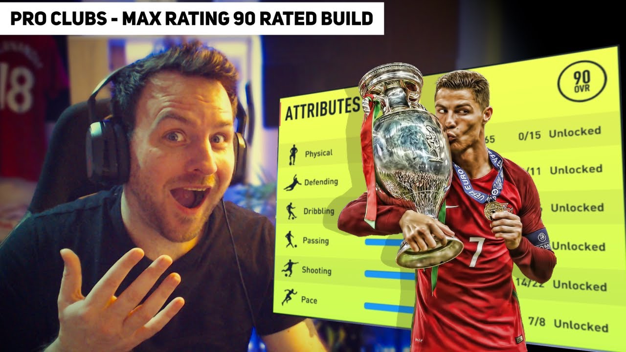 FIFA 22 - PRO CLUBS - MAX ST BUILD *90 RATED!!!* - YouTube